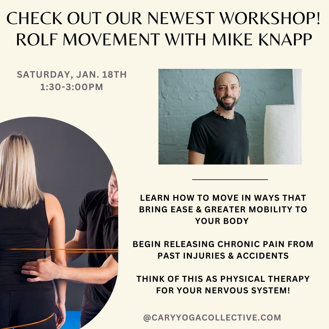 CYC WORKSHOPS - Cary Yoga Collective